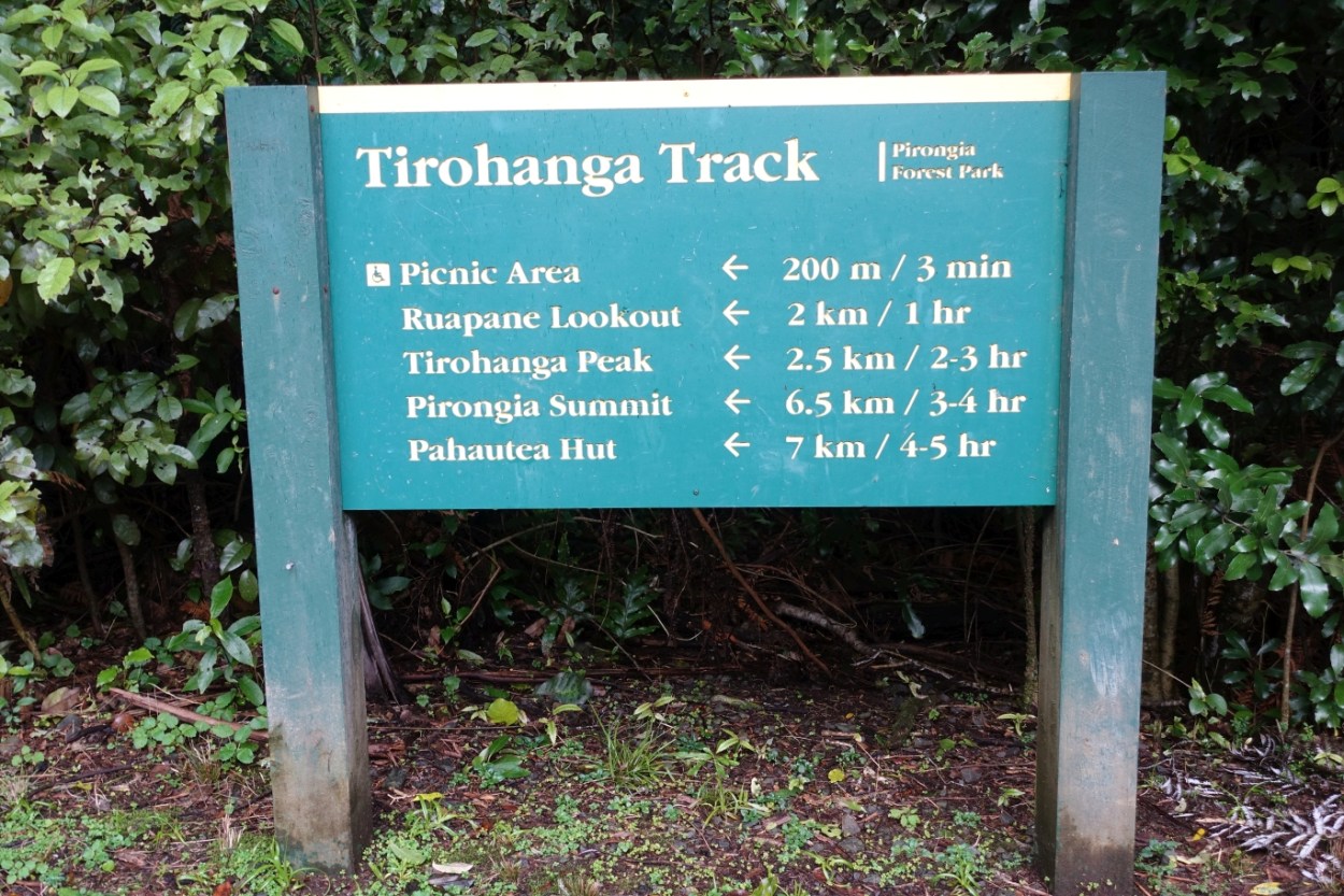 Tirohanga Track to Ruapane Trig, Pirongia | motowalknz
