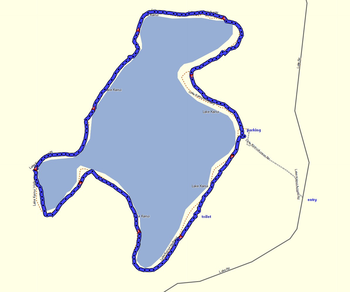 Lake Kainui, Horsham Downs | motowalknz